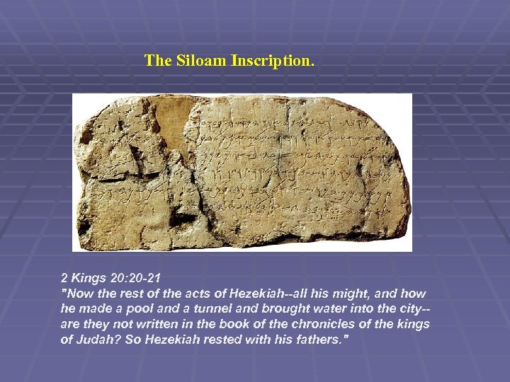 History Archaeology and the Bible Dr John Oakes