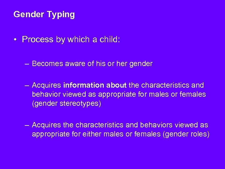 Actual Gender Differences There a number of