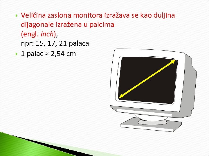 Nastavna jedinica 1 2 Prikaz slika na monitoru
