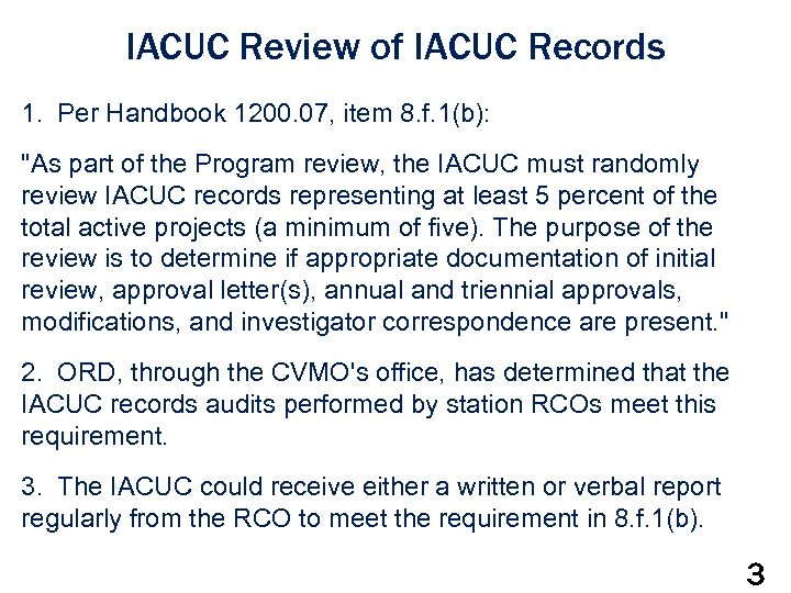 VA Animal Research Update at AALAS October 21