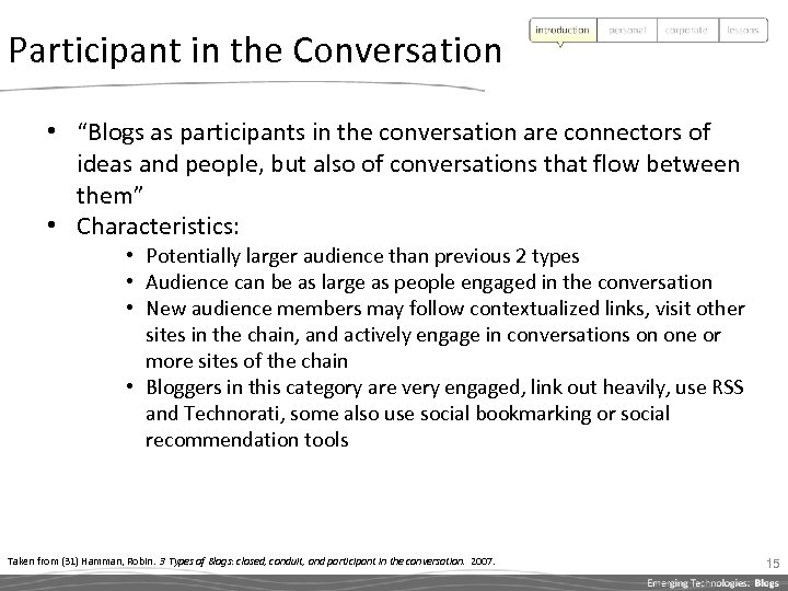 Emerging Technologies Blogs Benjamin Gillham Chloé Gray-Le Coz