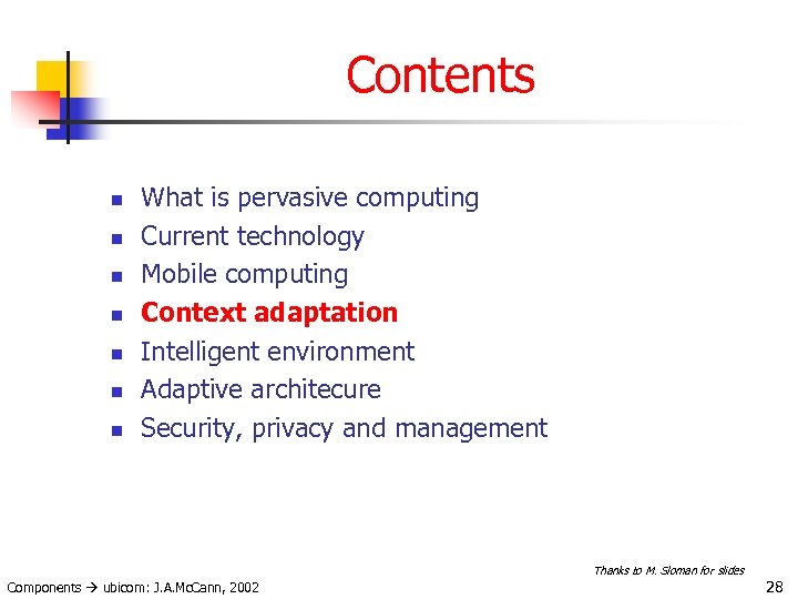 Component-based Computing implications for Application Architectures ...