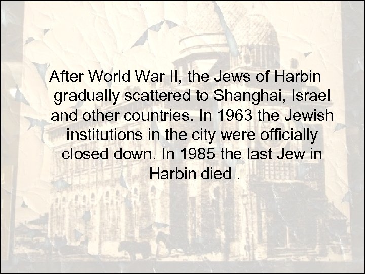 The city of Harbin is the capital of