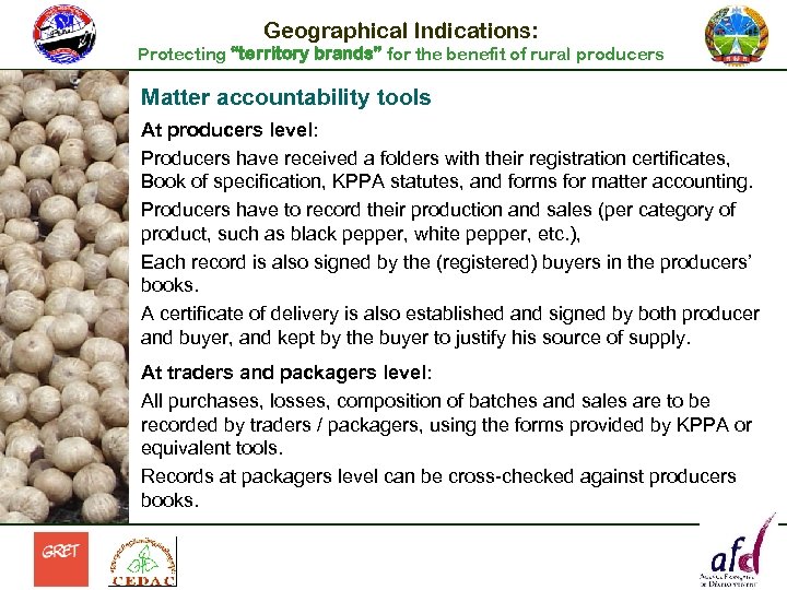 Geographical Indications Protecting territory brands for the benefit