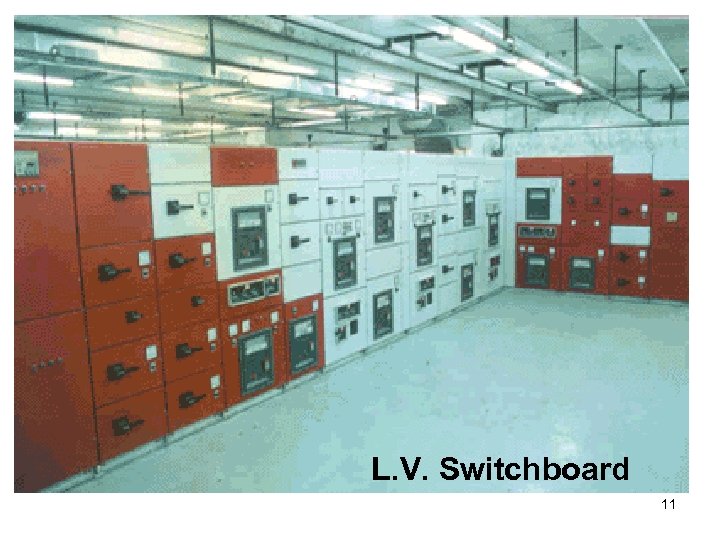 Consumer s Main Switchroom Main L V Switchboard