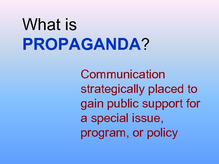 Chapter 12 Public Relations and Framing the Message