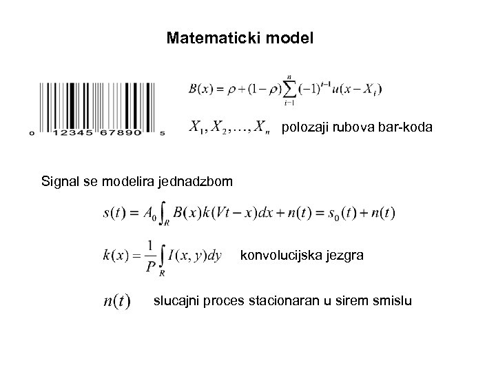 Detekcija rubova i dekodiranje bar-kod signala Sasa Kresic