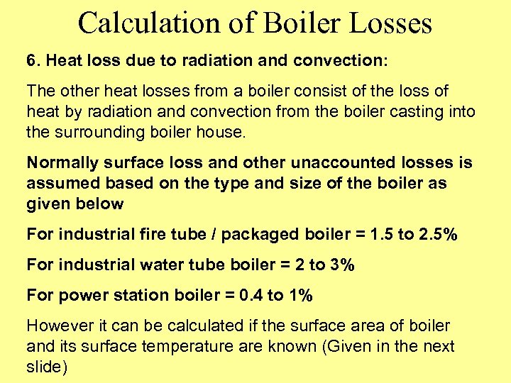 ENERGY PERFORMANCE ASSESSMENT OF BOILERS Introduction Performance