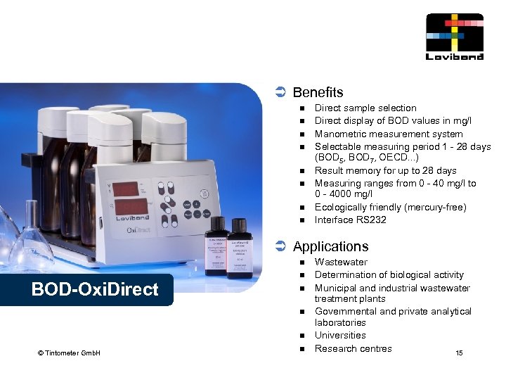Lovibond Water Testing Tintometer Group Water Analysis Equipment