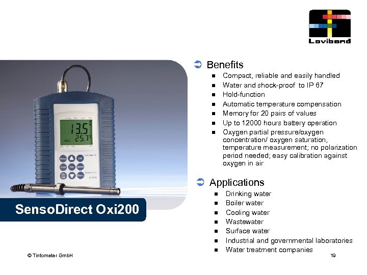 Lovibond Water Testing Tintometer Group Water Analysis Equipment