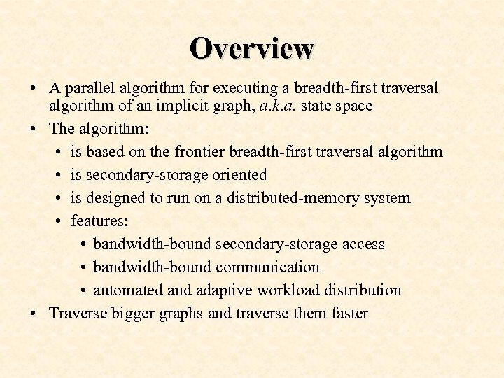 A Parallel External-Memory Frontier Breadth-First Traversal Algorithm for