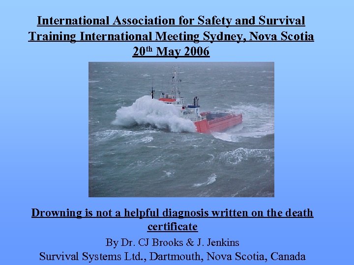 International Association for Safety and Survival Training International