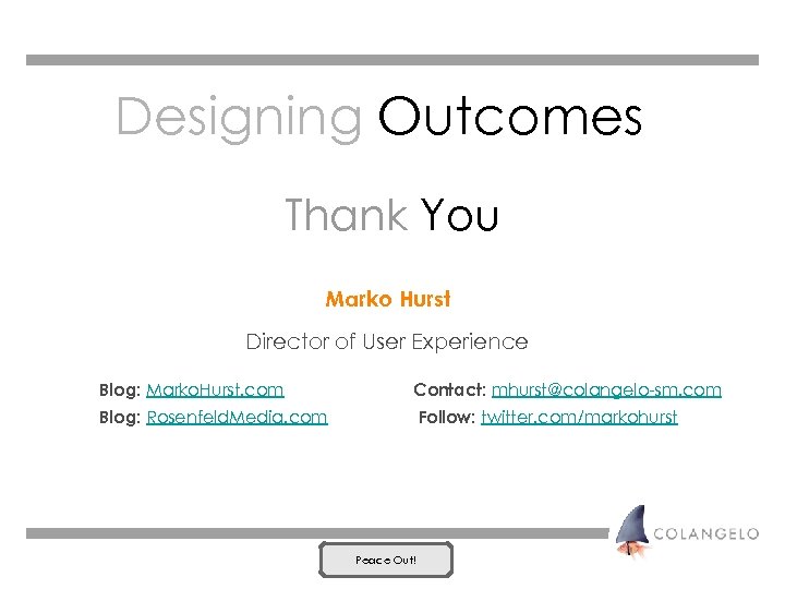 Designing Outcomes For Usability The Future of UX