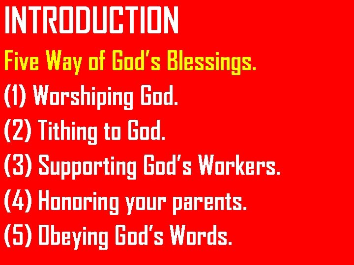 Bible Time October 2 2005 Please Turn Off