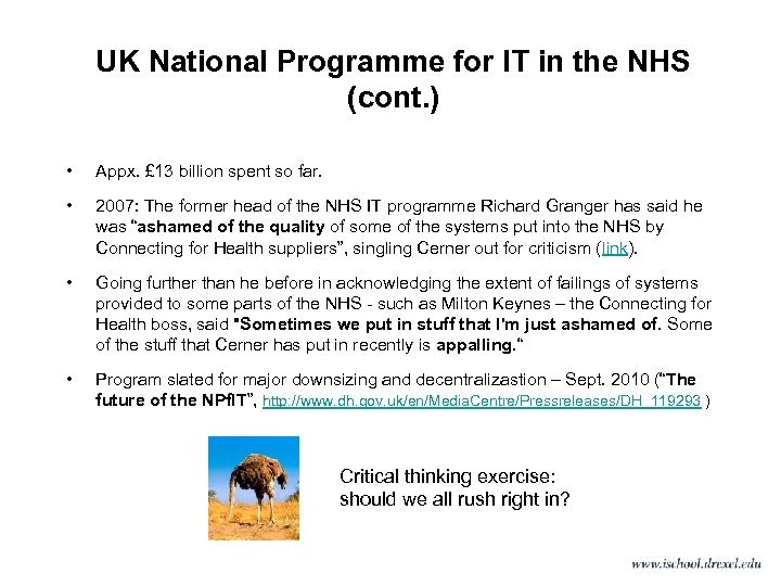 Clinical IT Benefits and Risks Critical thinking exercise