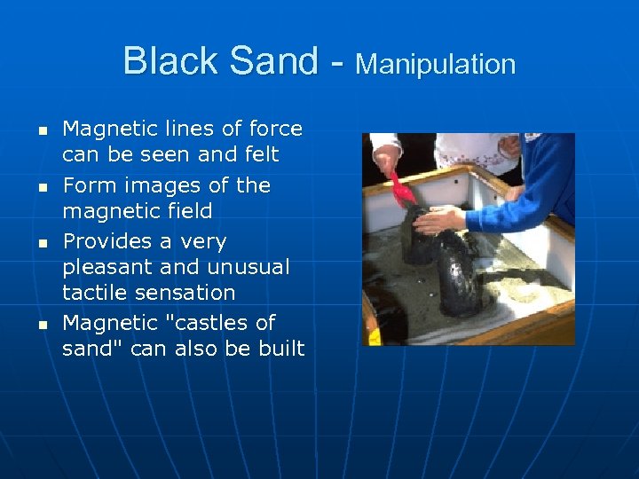 Redesign of Black Sand Exhibit at Exploratorium Museum