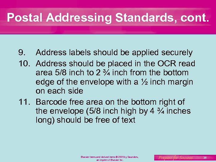 Chapter 43 Mail Elsevier items and derived items
