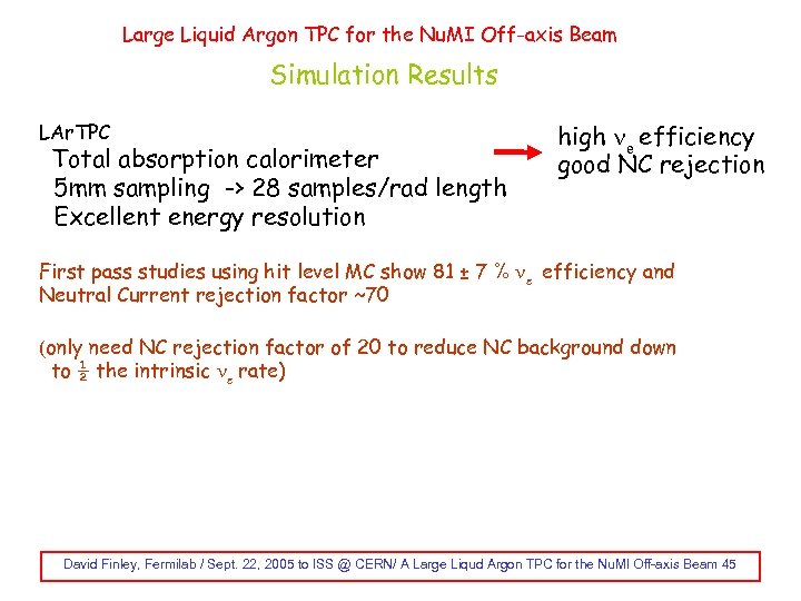 LAr TPC Large Liquid Argon TPC for the