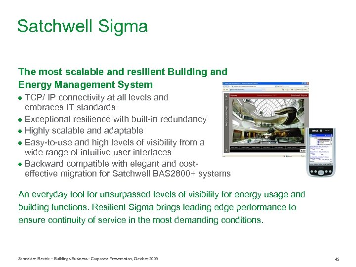 The Buildings Business of Schneider Electric We