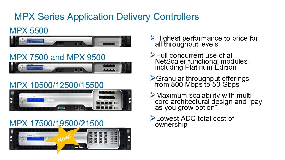 Ultra High-end MPX-Series Net Scaler Appliances Datacenters
