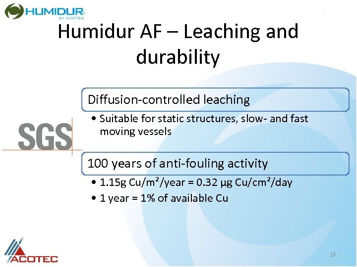 Presentation October 2015 1 Introduction q ACOTEC s