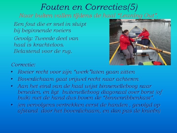 Die fouten herkennen en weten te