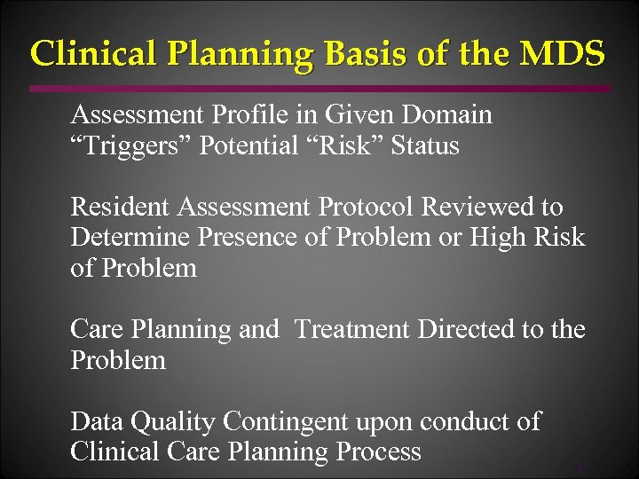 Public Reporting of Long Term Care Quality The