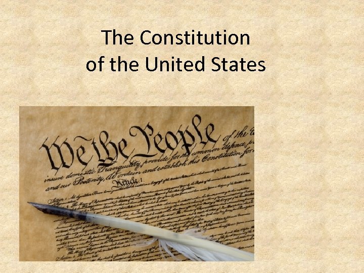 The Constitution of the United States Drafting