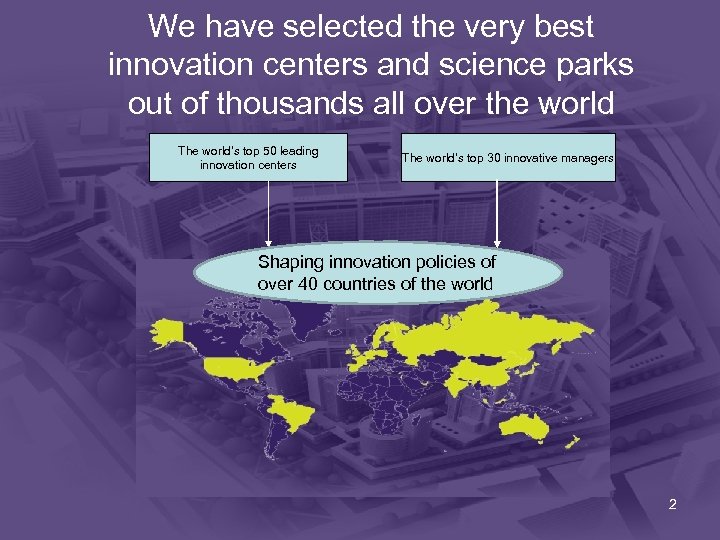 CREATING AND DEVELOPING INNOVATION CENTERS GUIDE technologies and