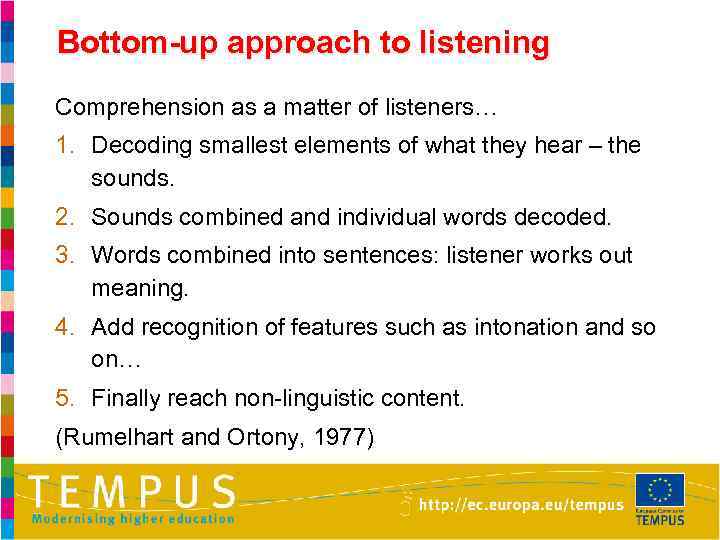ASSESSING LISTENING purposes and techniques Prepared by Svetlana