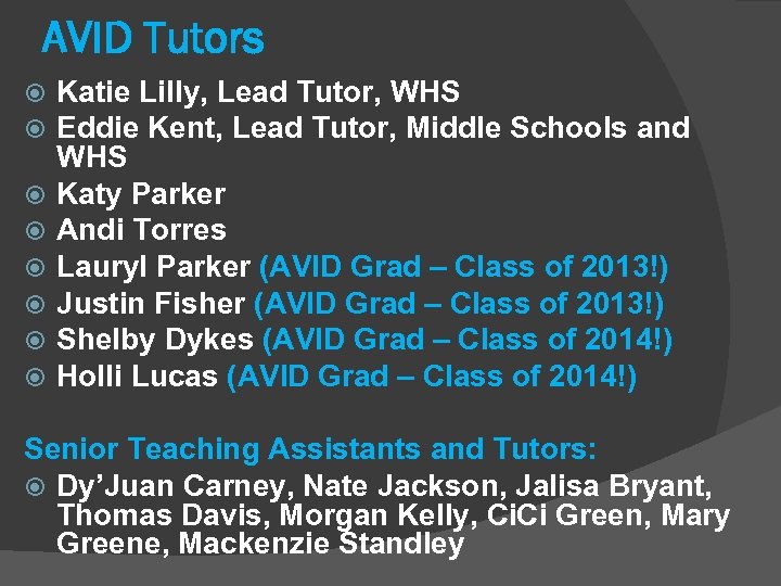 September 29 2014 AVID PARENT NIGHT PART 1
