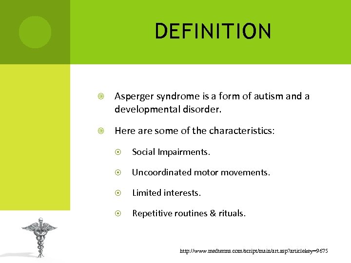 ASPERGER SYNDROME Presented By Maranda L Porter MSP