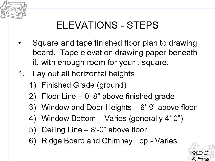 February 27 2007 Drill ELEVATIONS LETTER in