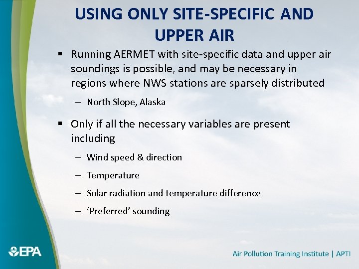 Air Pollution Dispersion Models Applications with the AERMOD