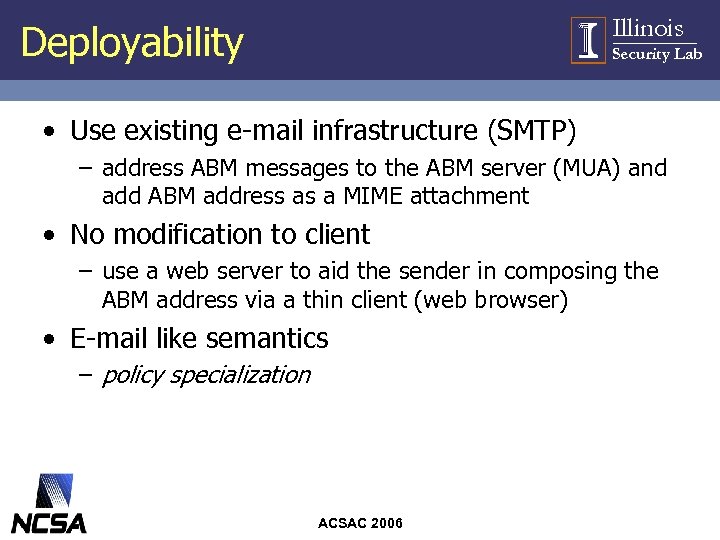 Illinois Security Lab Using Attribute-Based Access Control to