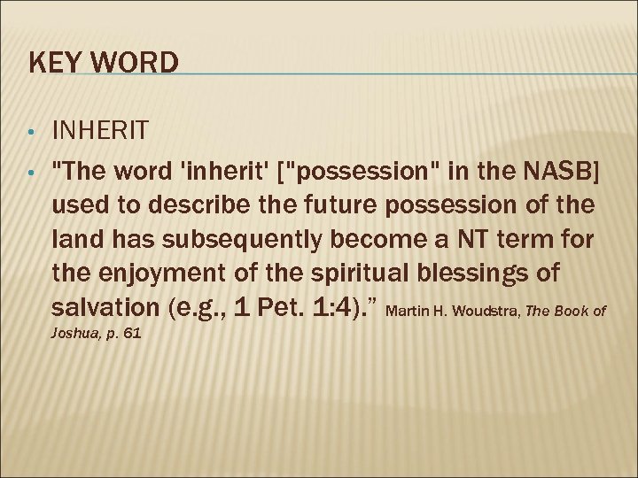 THE BOOK OF JOSHUA PART 1 ASSIGNMENT