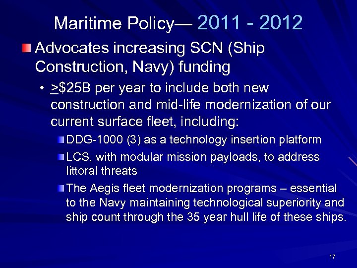 Navy Affairs Committee NLUS Board of Directors National