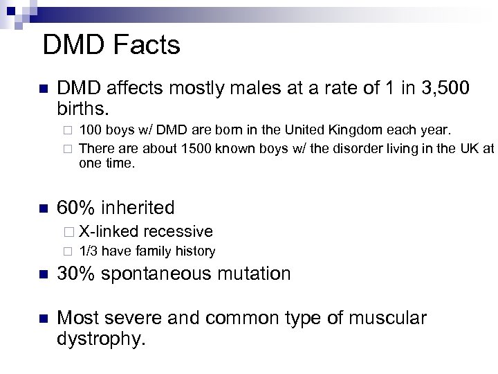 Duchenne Muscular Dystrophy in Adults Dr Emma Husbands