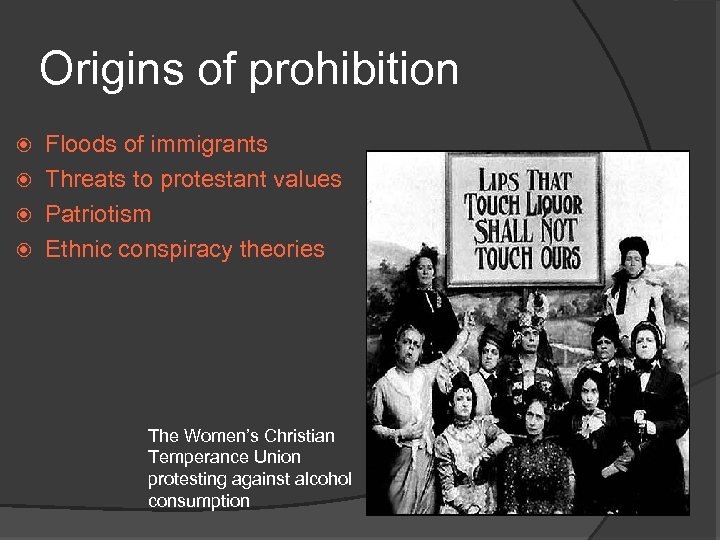 THE PROHIBITION ERA IN AMERICA Dec 6 th