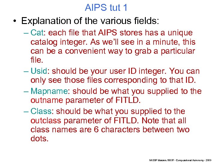 AIPS tut 1 The approach to dip