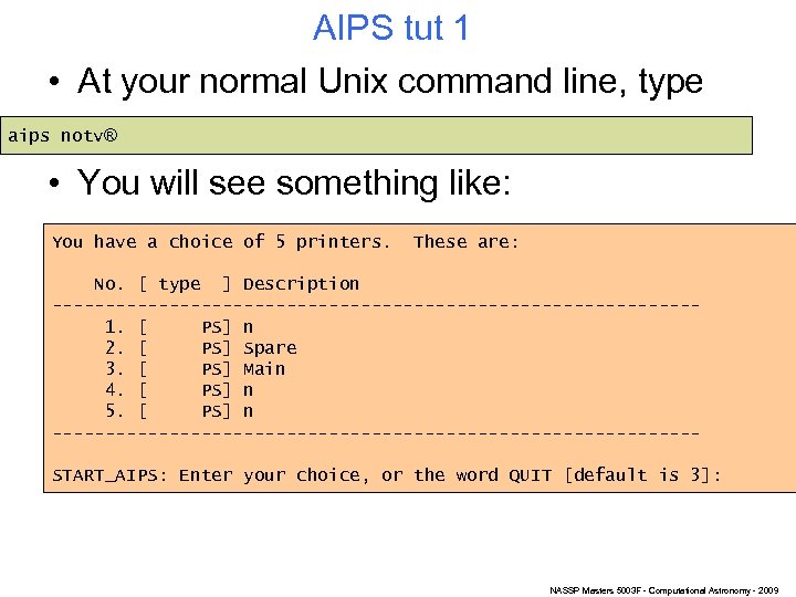 AIPS tut 1 The approach to dip