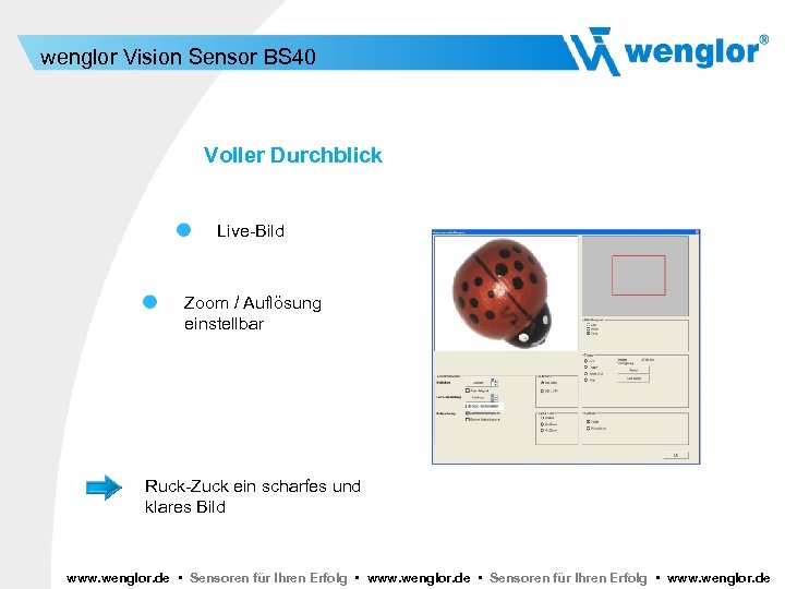wenglor Vision Sensor BS 40 Unser Programm 1