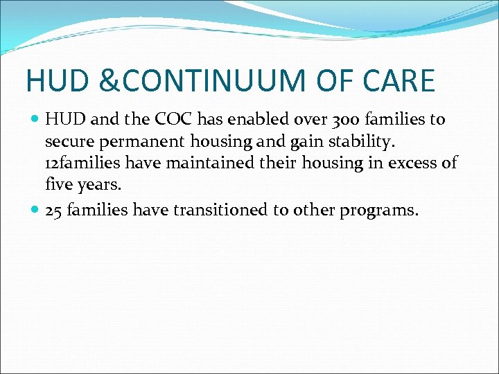 Continuum of Care programs BY The Greensboro Housing