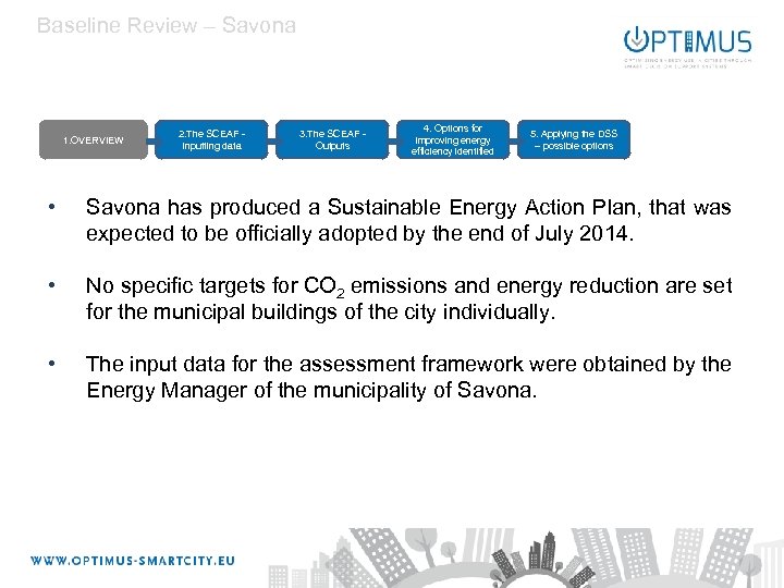 Baseline Review Savona Baseline Review