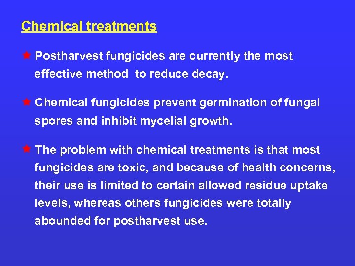 Principles of Postharvest Pathology Dr Ron Porat Dept