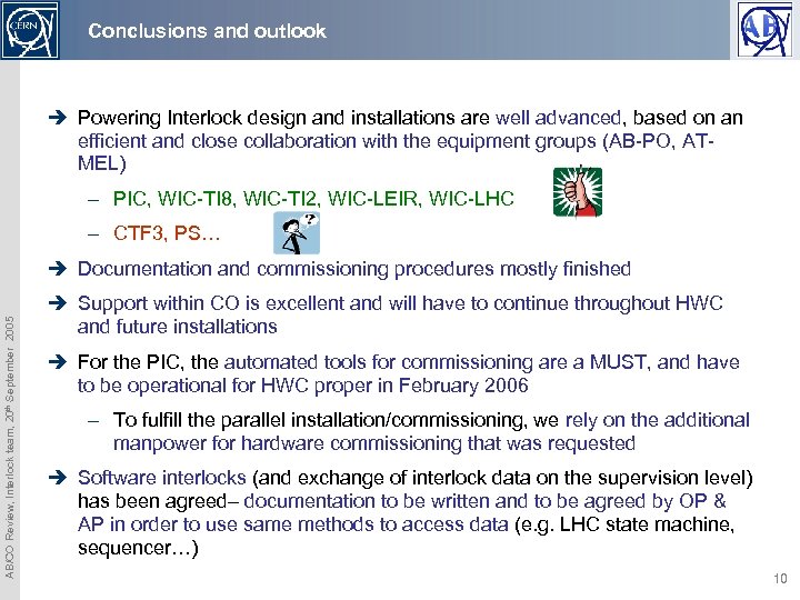 Powering Interlocks AB CO Review Interlock team 20 th