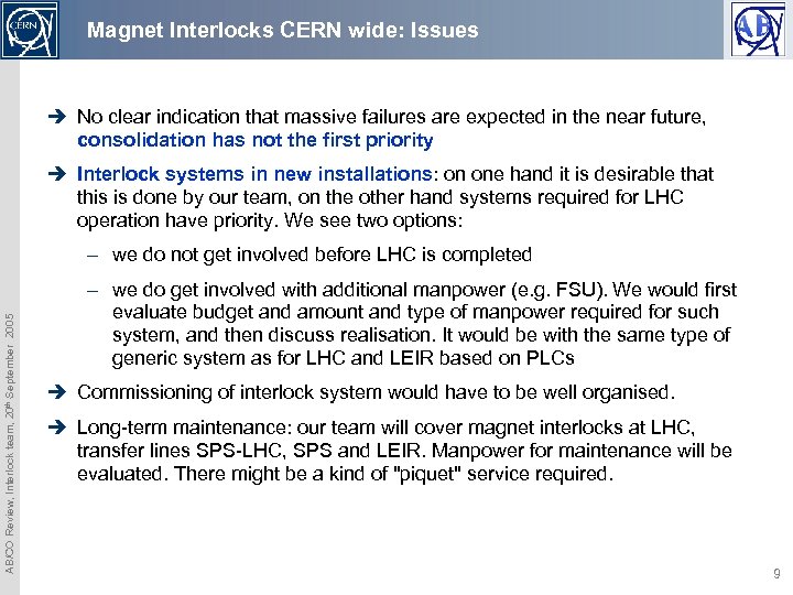 Powering Interlocks AB CO Review Interlock team 20 th
