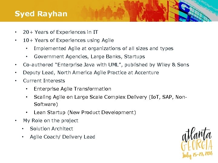 Syed Rayhan Gurushyam Mony Scott Newby Delivering BI