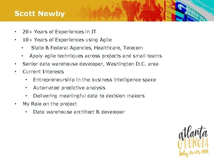 Syed Rayhan Gurushyam Mony Scott Newby Delivering BI