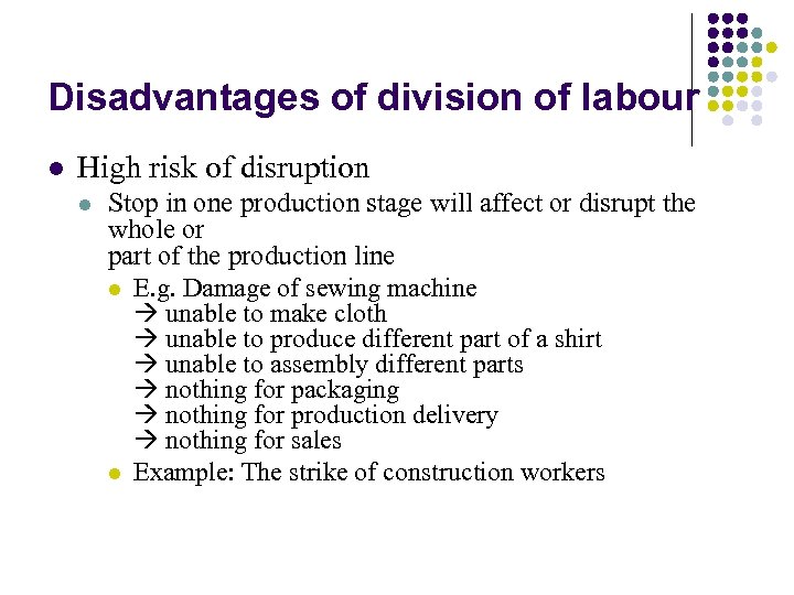 Economics Chapter 4 Labour Labour l l
